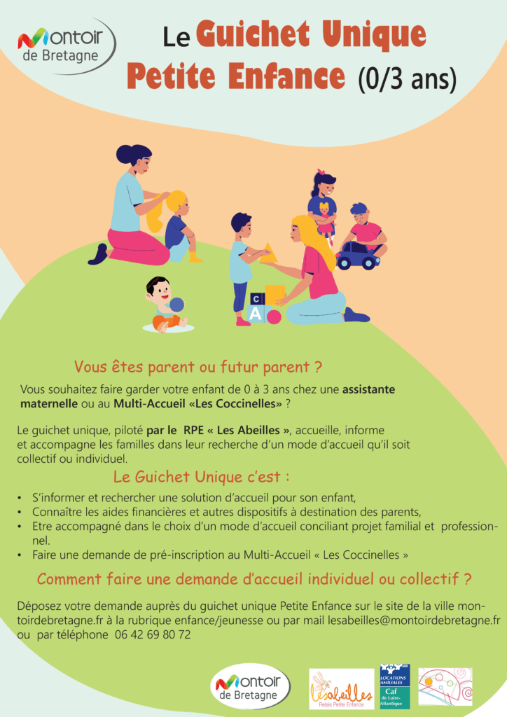 Petite enfance : Le Guichet Unique - Mairie de Montoir-de-Bretagne (44)